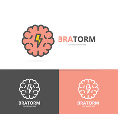 Creative brain sign with key symbol Royalty Free Vector