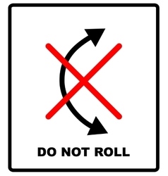 Center of gravity packaging symbol on a corrugated