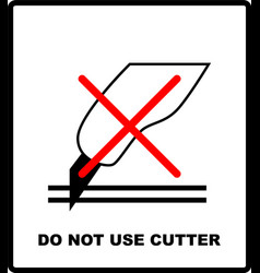 Breakable or fragile material packaging symbol Vector Image