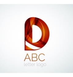 Initial letter ror rt logo template colored Vector Image