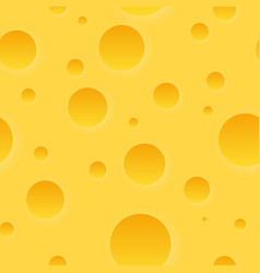 Yellow cheese seamless pattern Royalty Free Vector Image