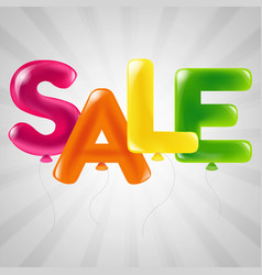 Color sale text Royalty Free Vector Image - VectorStock