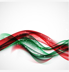 Abstract red wave on background Royalty Free Vector Image
