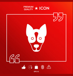 Dog box logo Royalty Free Vector Image - VectorStock