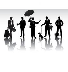 Business man set Royalty Free Vector Image - VectorStock