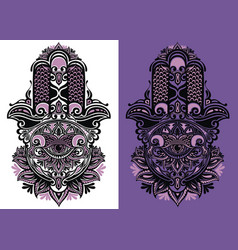 Hamsa hand Royalty Free Vector Image - VectorStock