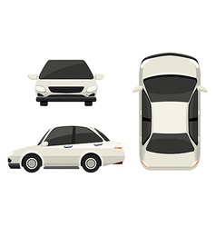 Car top view Royalty Free Vector Image - VectorStock