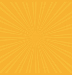 Ray retro background yellow colored rays stylish Vector Image
