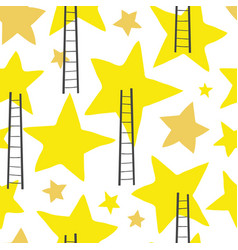 Stars seamless pattern Royalty Free Vector Image