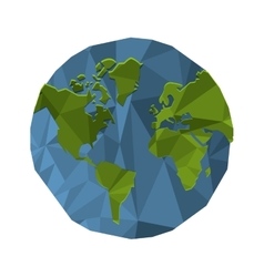 World map globe cartoon Royalty Free Vector Image