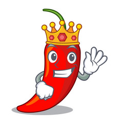 Chili pepper cartoon Royalty Free Vector Image