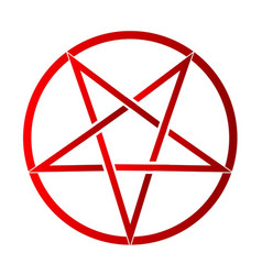 Correct shape template geometric pentagram Vector Image