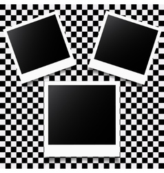 Montage frame template for photo collage Vector Image