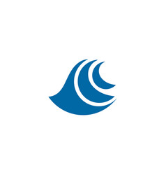 River logo icon design template Royalty Free Vector Image