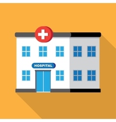 Vet clinic veterinary animal hospital buildings Vector Image