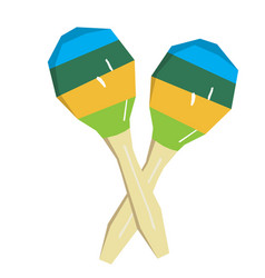 Maracas icon cartoon Royalty Free Vector Image