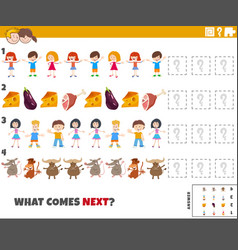 Fingerprint game for kids fun educational Vector Image