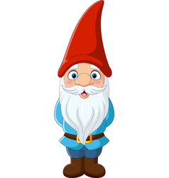 Cartoon happy dwarf Royalty Free Vector Image - VectorStock