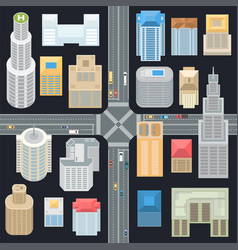 Road map toolkit - set of modern city Royalty Free Vector