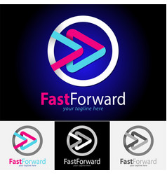 Forward logo Royalty Free Vector Image - VectorStock