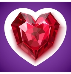 Ruby Royalty Free Vector Image - VectorStock