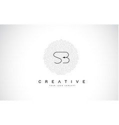 Sb creative modern logo design with orange Vector Image