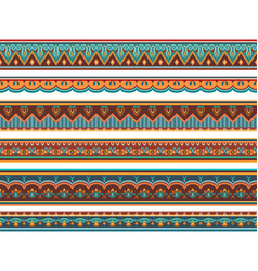 Ethnic borders Royalty Free Vector Image - VectorStock