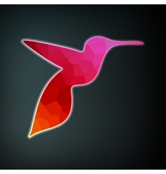 Origami hummingbirds vector by Seamartini - Image #1167506 - VectorStock