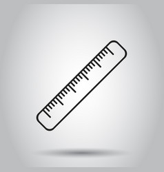 Ruler icon image Royalty Free Vector Image - VectorStock