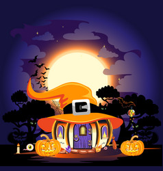 Magic little house Royalty Free Vector Image - VectorStock