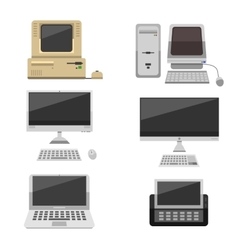 Old computer Royalty Free Vector Image - VectorStock