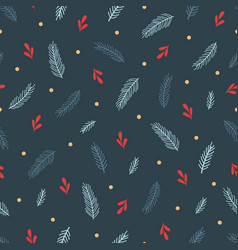 Seamless christmas background Royalty Free Vector Image