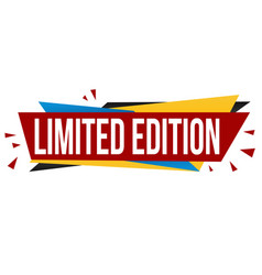 Limited time offer red label Royalty Free Vector Image