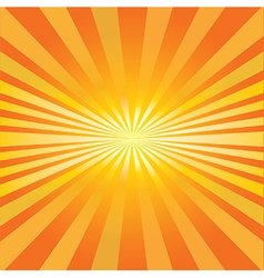 Rising sun Royalty Free Vector Image - VectorStock