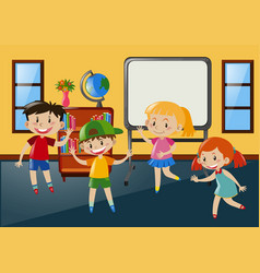Cartoon students Royalty Free Vector Image - VectorStock