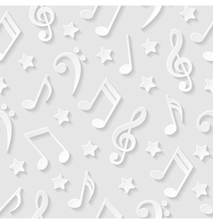 Music notes seamless pattern Royalty Free Vector Image