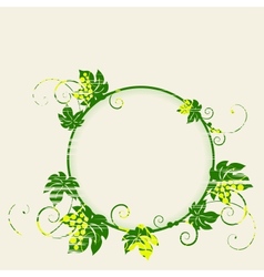 Grape square frame Royalty Free Vector Image - VectorStock