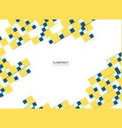 Abstract colorful square geometric pattern Vector Image