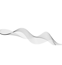 Abstract black wave design element Royalty Free Vector Image