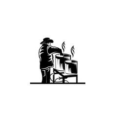 Chef logo design Royalty Free Vector Image - VectorStock