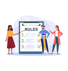 Turn rules on four-way intersection diagram Vector Image