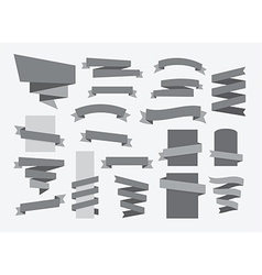 Ribbon banner and label sketches 1 Royalty Free Vector Image