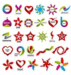 Biggest collection of logo design and fashion Vector Image