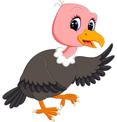 Vulture cartoon Royalty Free Vector Image - VectorStock
