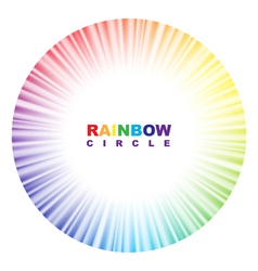 Rainbow paint splash Royalty Free Vector Image