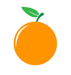 Fruit alphabet o is for orange Royalty Free Vector Image