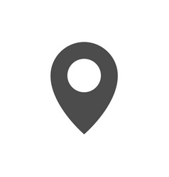 Geo location pin icon Royalty Free Vector Image