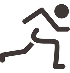 Running human icon Royalty Free Vector Image - VectorStock