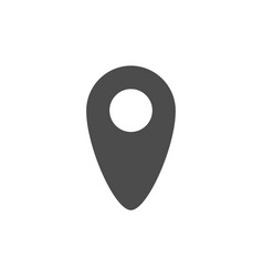 Geo location pin icon Royalty Free Vector Image