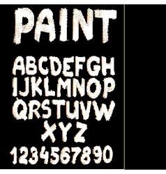 Hand lettering graffiti font with decorations Vector Image